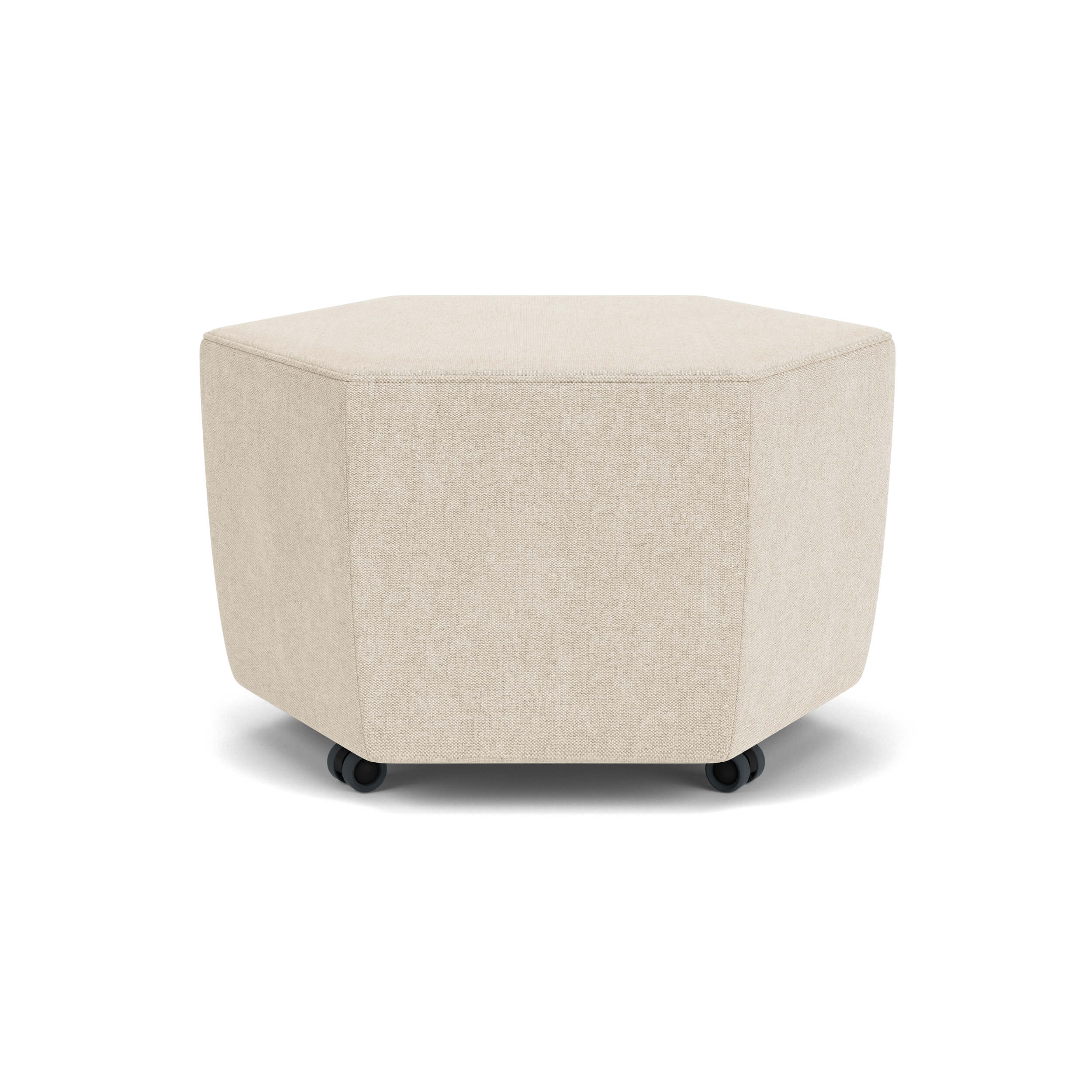 Wander Hexagon Ottoman - Customizable Luxury Furniture